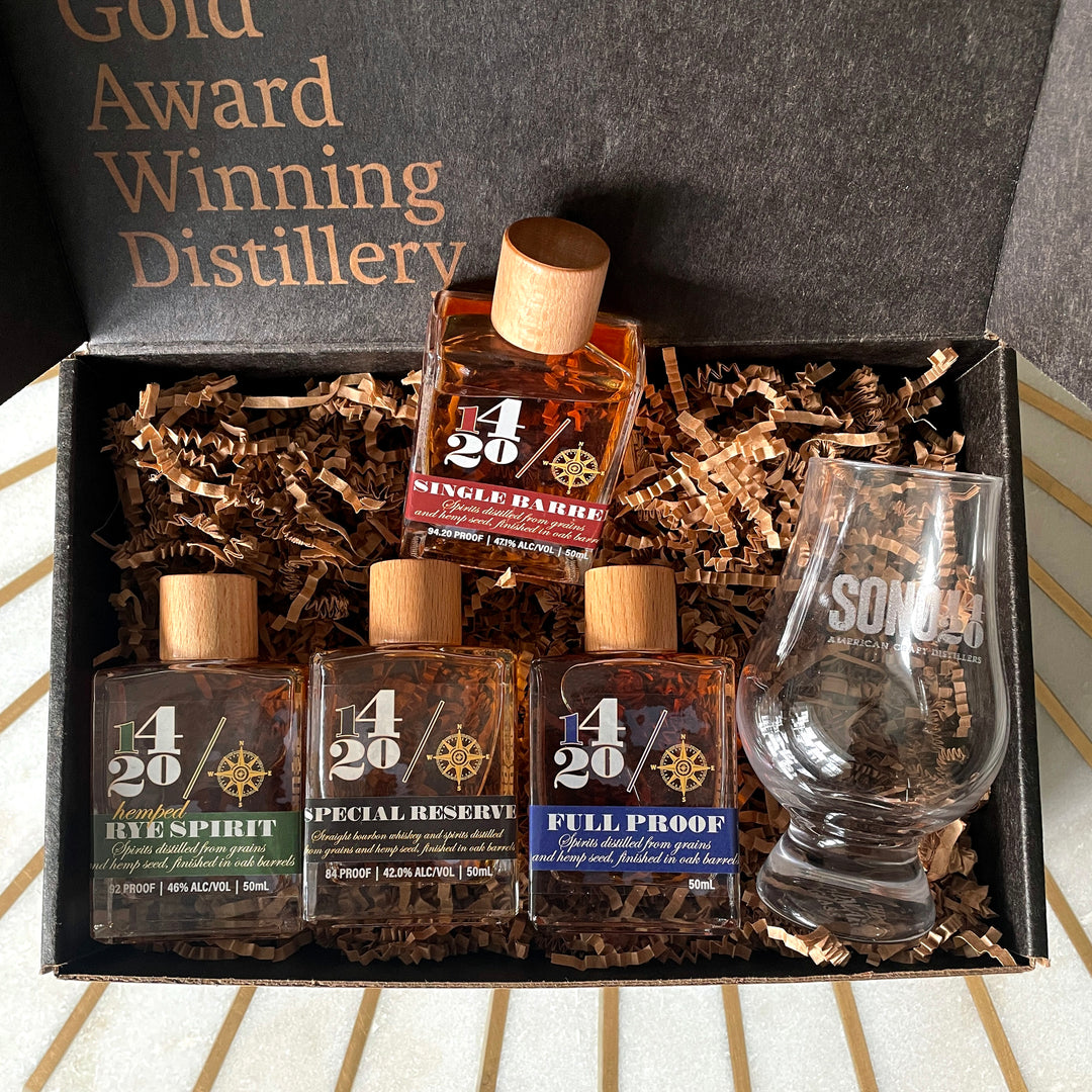 1420 Flagship Whiskey Sampler Box | SoNo 1420 Spirits